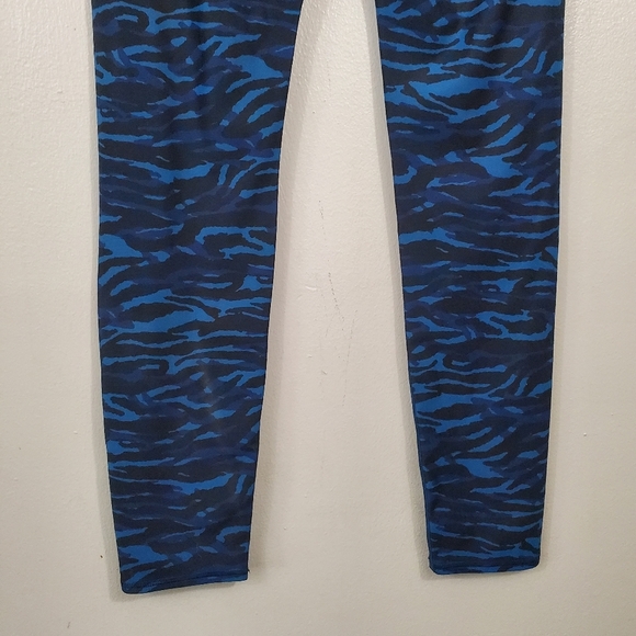 Fabletics | Pants & Jumpsuits | Fabletics Blue Black Animal Print ...